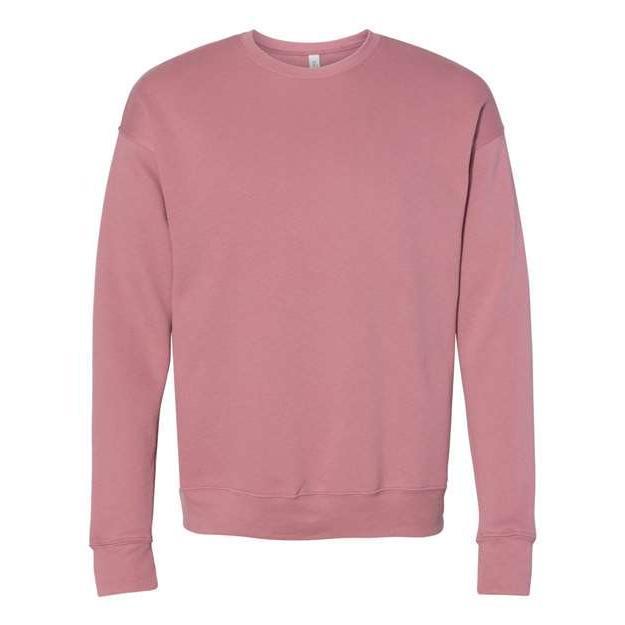 BELLA + CANVAS Unisex Sponge Fleece Drop Shoulder Crewneck Sweatshirt ...