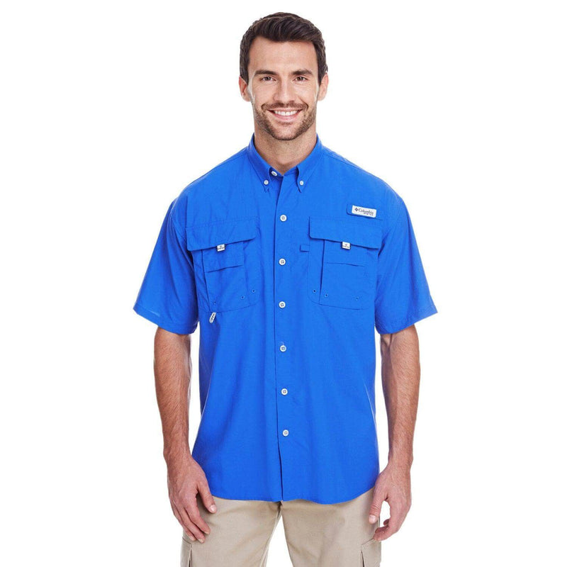 Custom Logo Columbia Bahama™ II Short-Sleeve Shirt - Mens - Canadian ...
