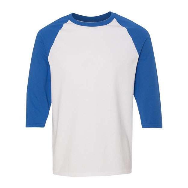 Unisex Heavy Cotton™ Raglan Three-Quarter Sleeve T-Shirt – Canadian Pro ...