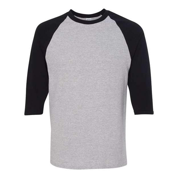 Unisex Heavy Cotton™ Raglan Three-Quarter Sleeve T-Shirt – Canadian Pro ...